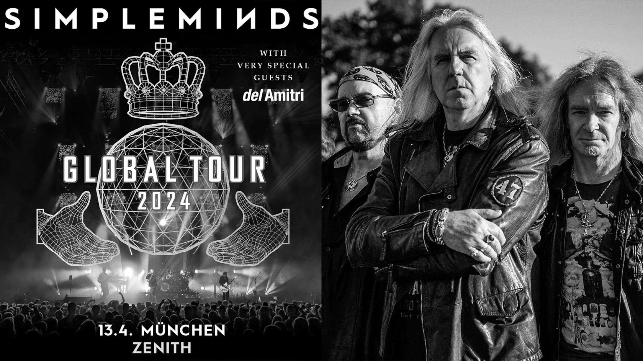 Neu im Konzertkalender: SAXON und SIMPLE MINDS live 2024!