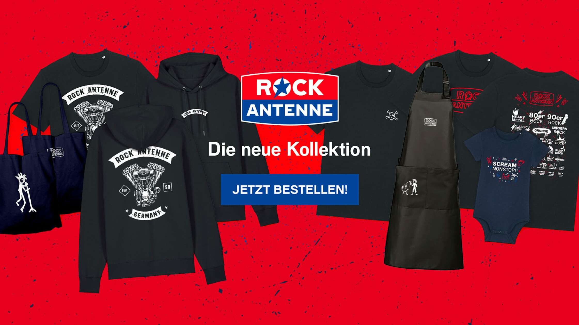Der ROCK ANTENNE Merch Shop bei Merchcowboy